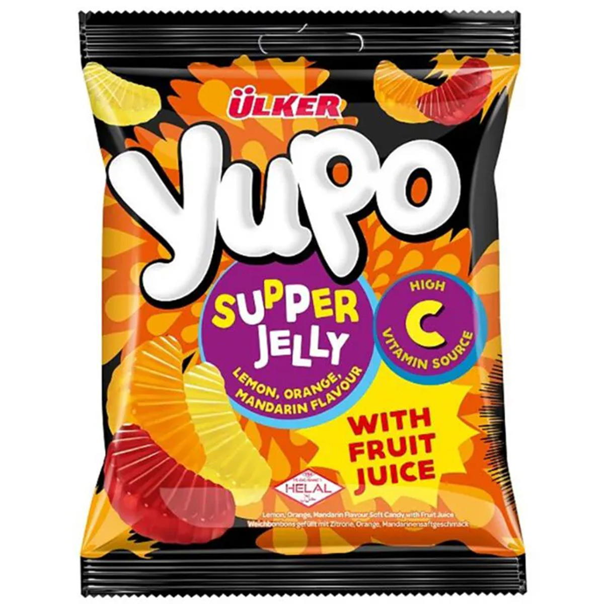 Ülker Yupo Supper Jelly Vitamin C Fruchtgummis 64g jetzt kaufen